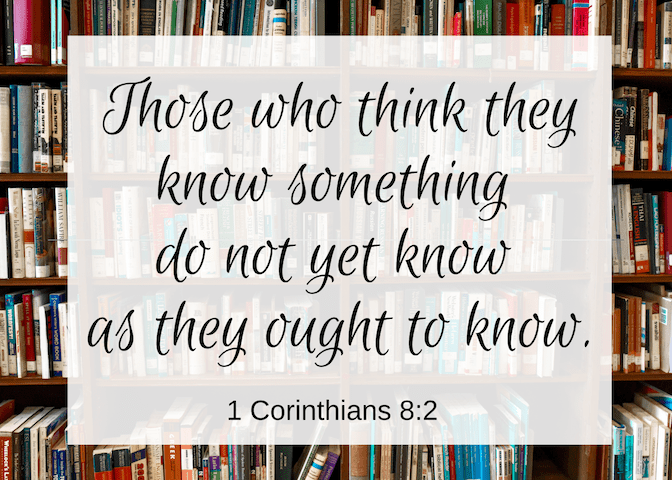 Knowledge Puffs Up, But Love Builds Up – Seek Grow Love
