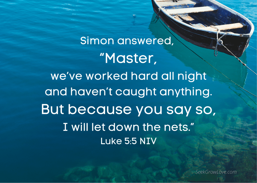 Jesus’ Early Ministry – Seek Grow Love