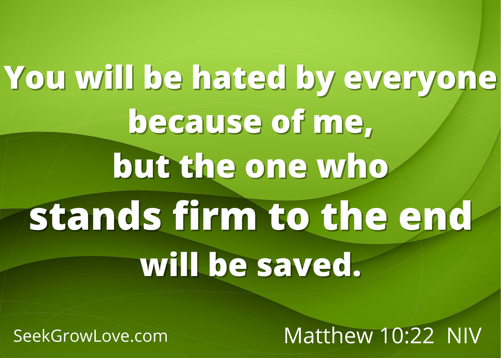 Jesus Has A Job for You – Seek Grow Love