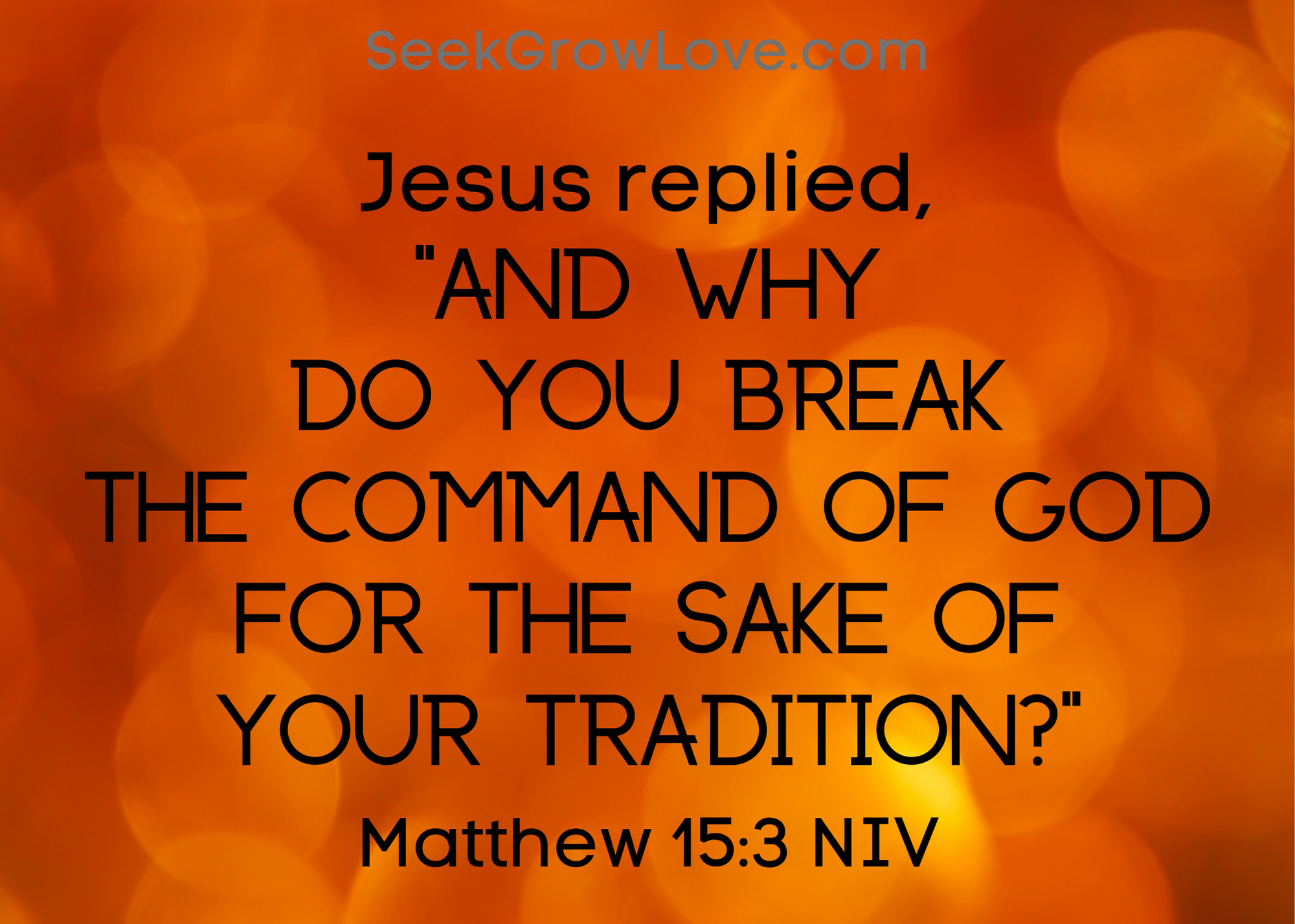 Matthew – Seek Grow Love