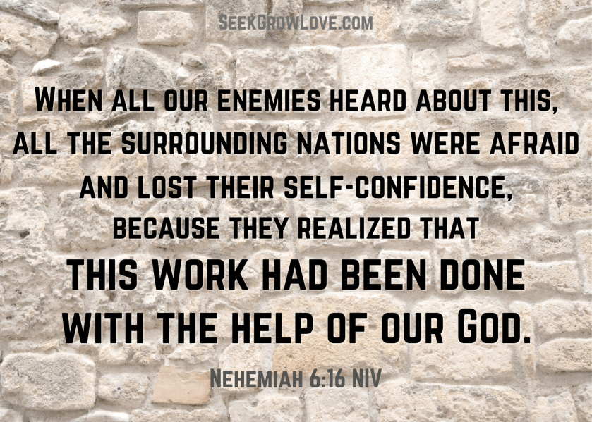 Jerusalem’s Walls & Enemies – Seek Grow Love
