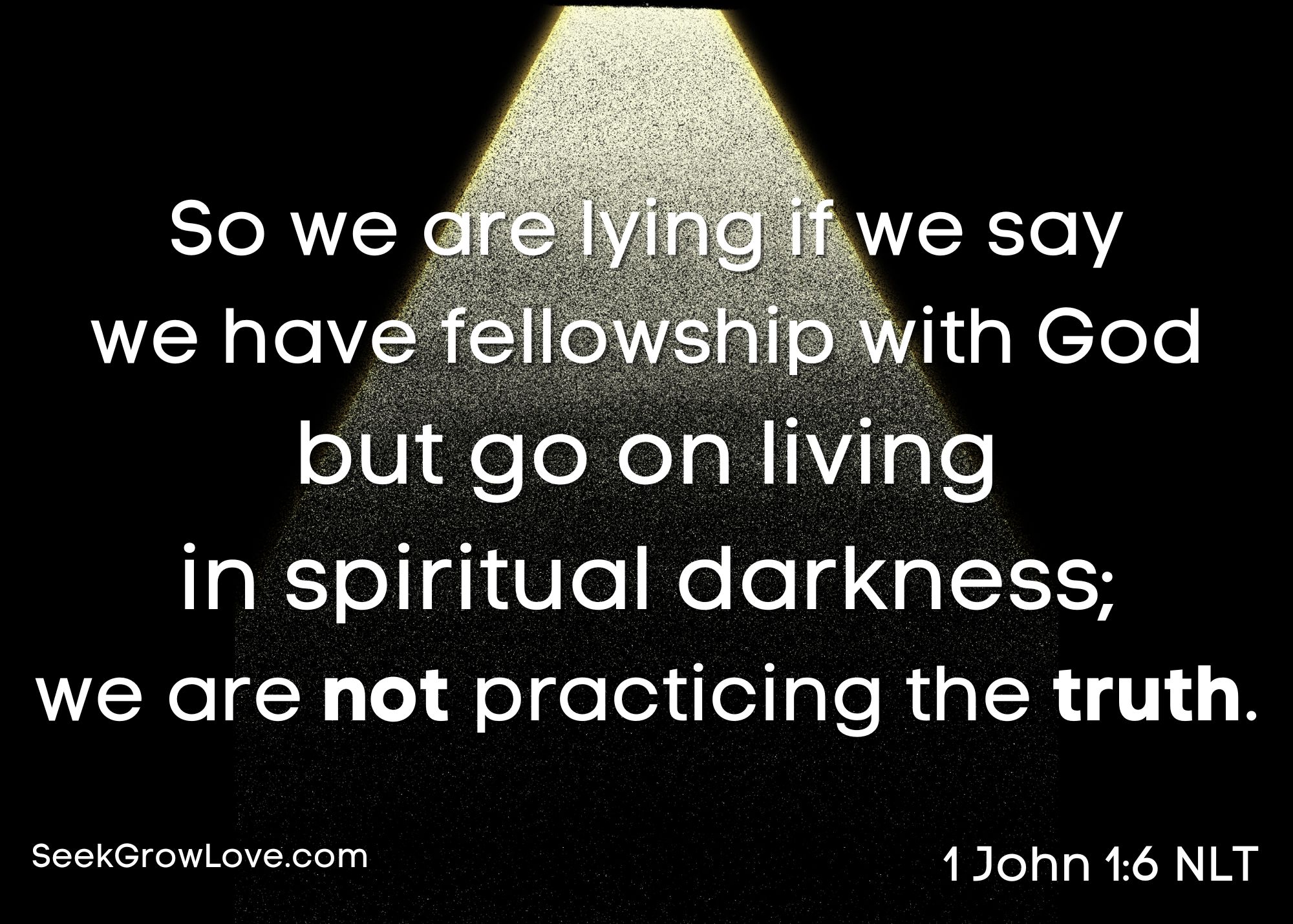 Spiritual Darkness – and Light – Seek Grow Love