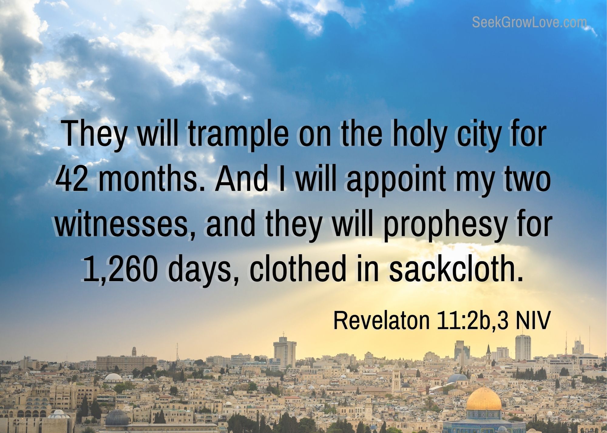 42 Months. 1,260 Days. – Seek Grow Love