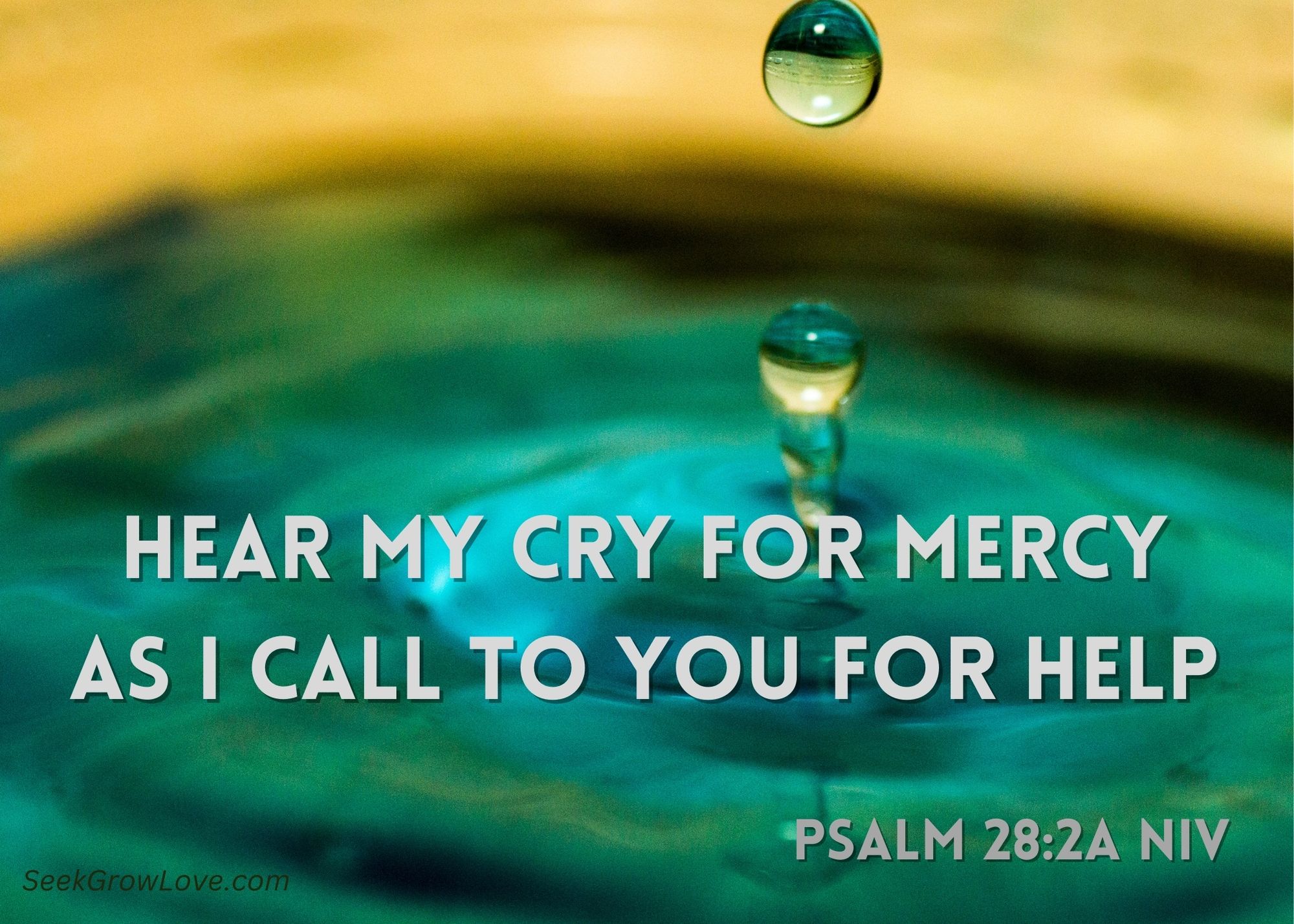 Crying Out to God – Seek Grow Love