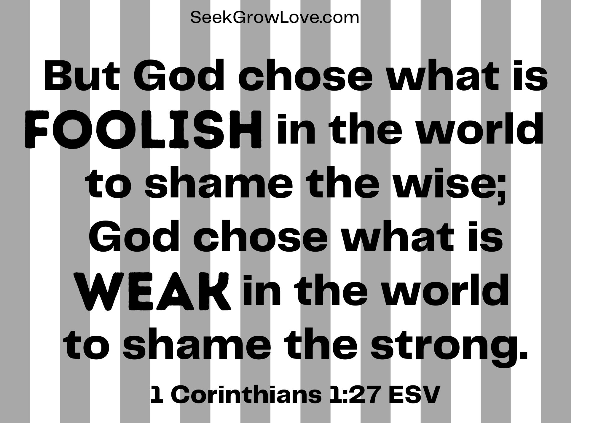 Which are You? – Seek Grow Love