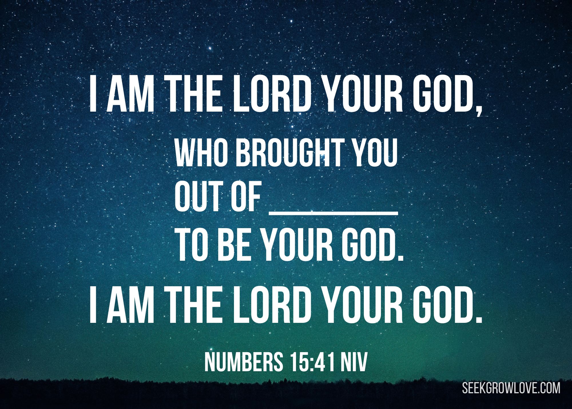 Numbers – Seek Grow Love