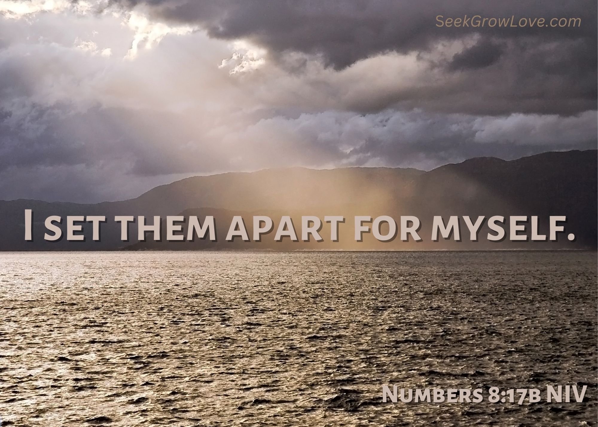 Set Apart But Connected – Seek Grow Love