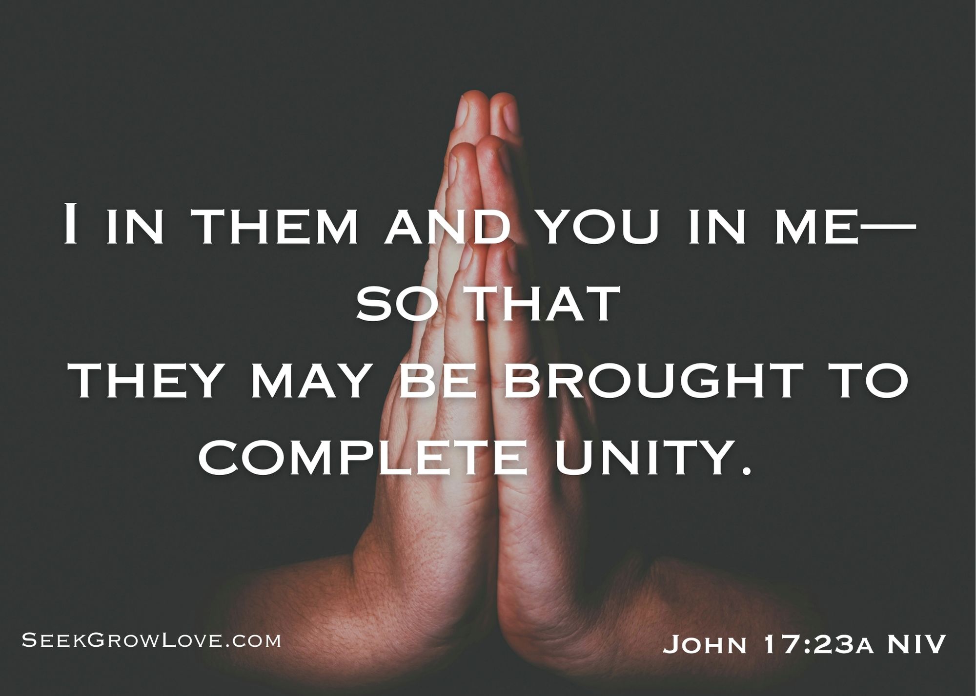 Preparing with Prayer – Seek Grow Love