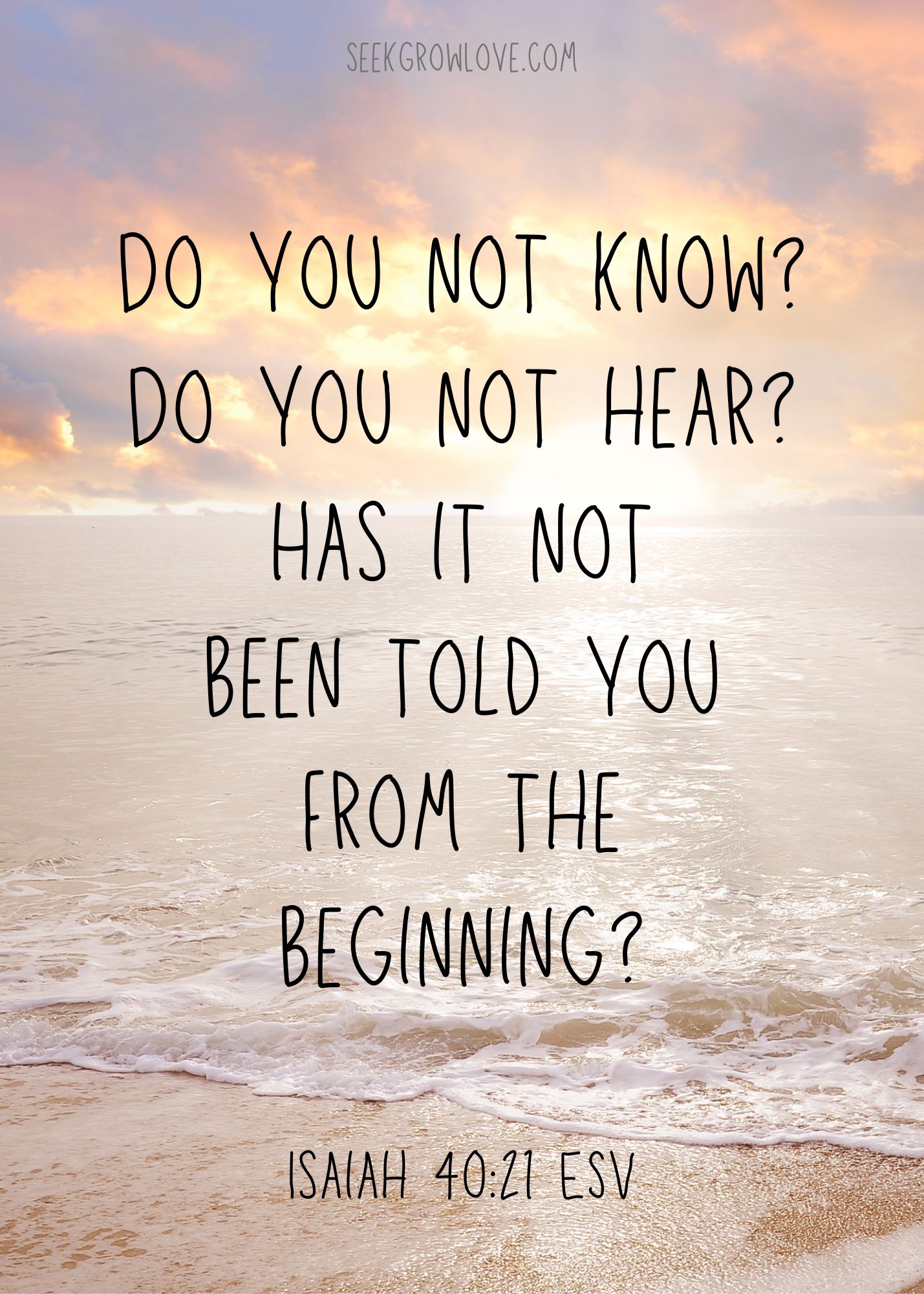 Lift Up Your Eyes – Seek Grow Love