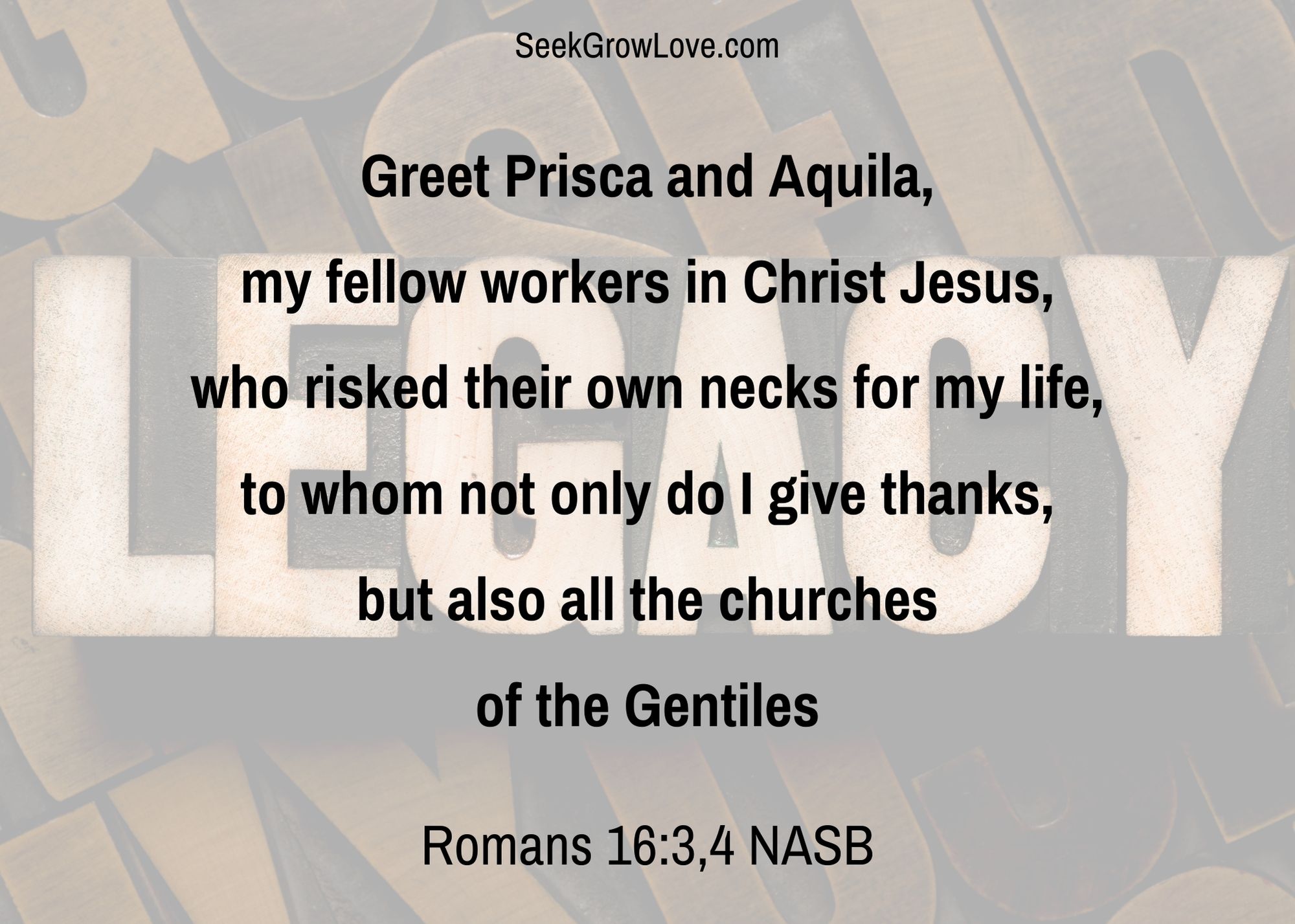 Thankful for Their Legacy – Seek Grow Love