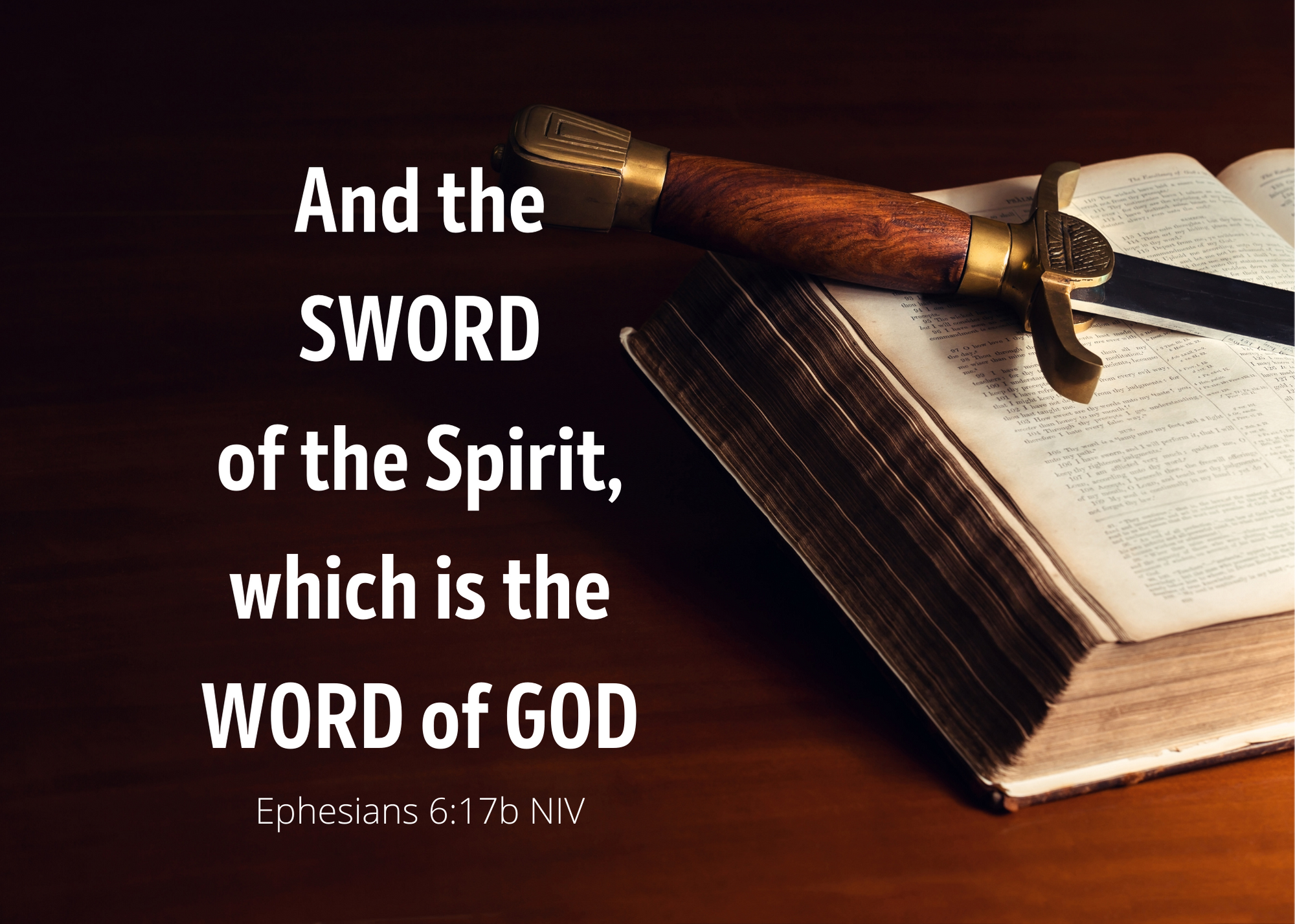 The Sword of the Spirit – Seek Grow Love