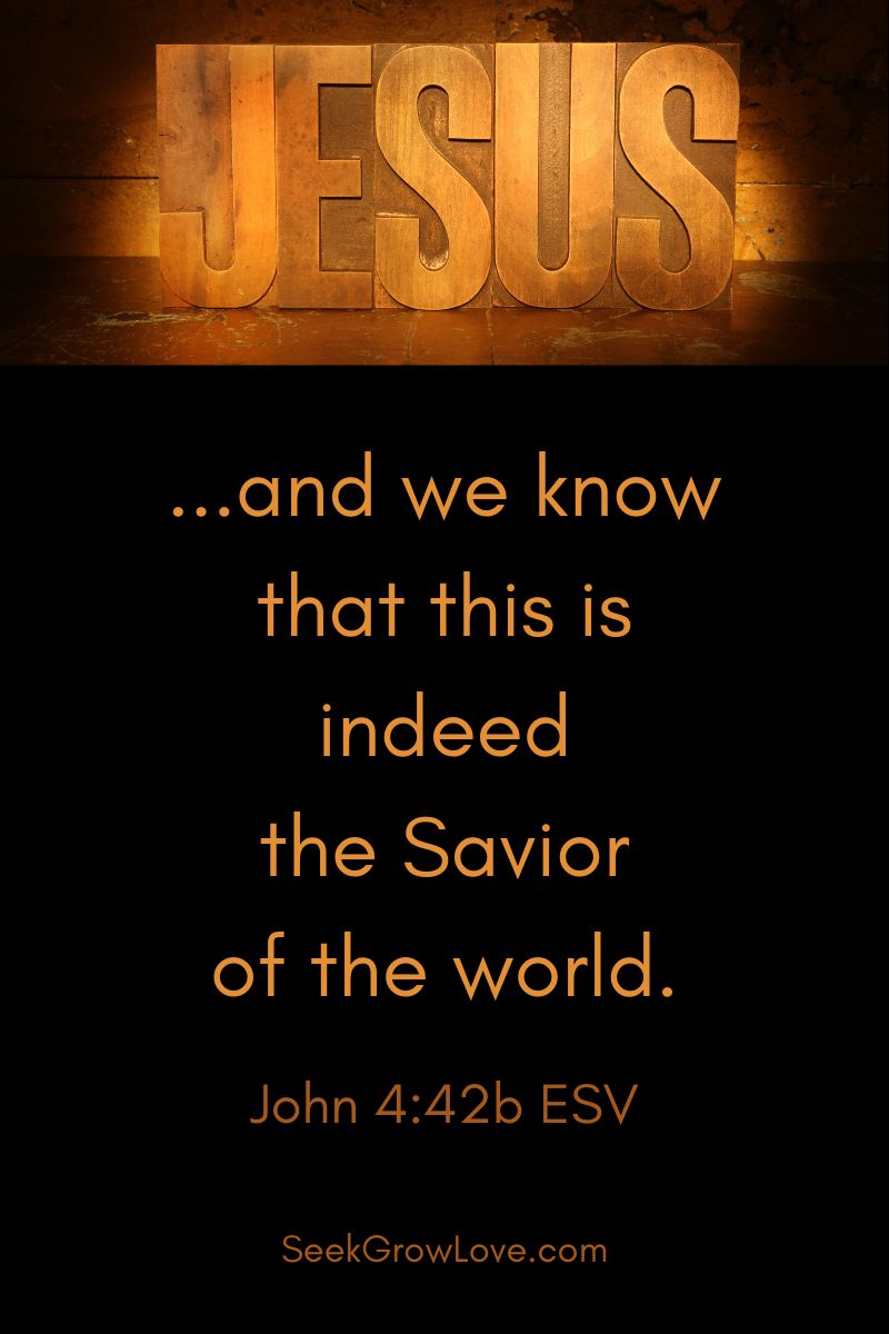 I am he. – Seek Grow Love